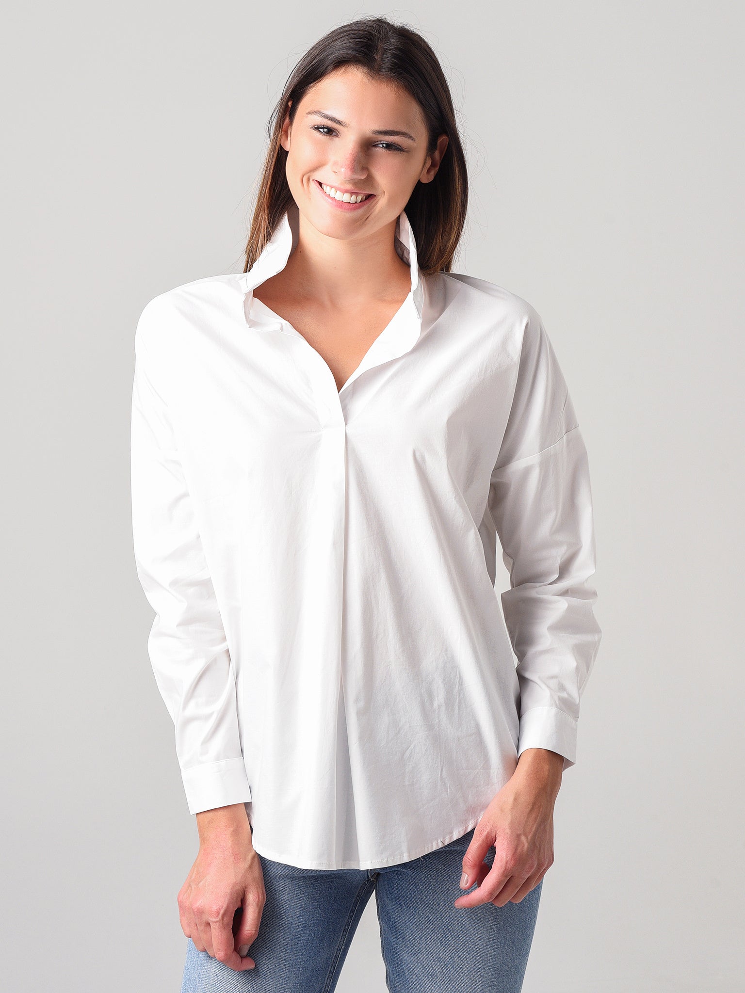 Caryn Lawn Women's Preppy Star Shirt | $105.00 | Saint Bernard