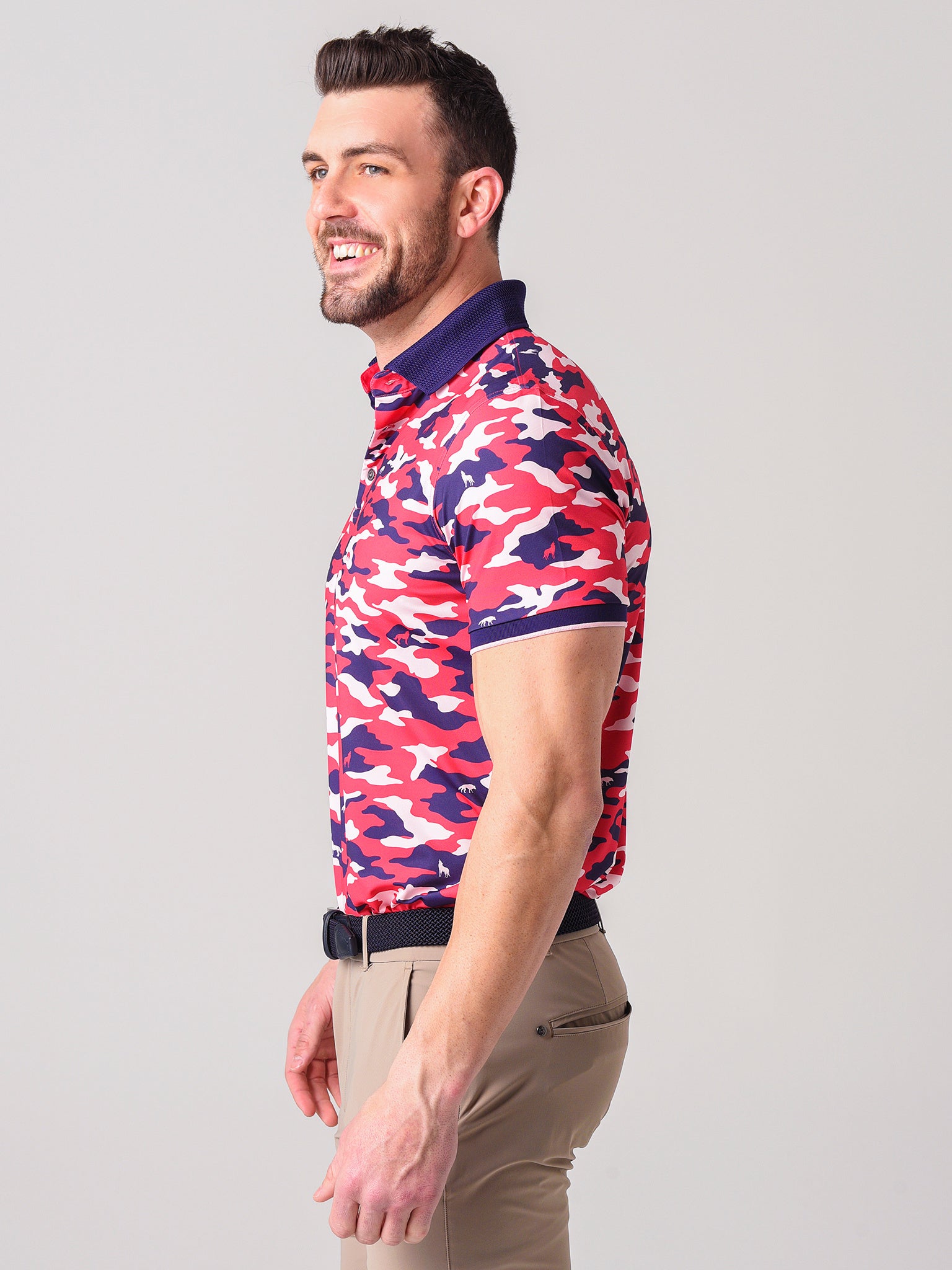 Greyson Wolfscape Polo - Saint Bernard