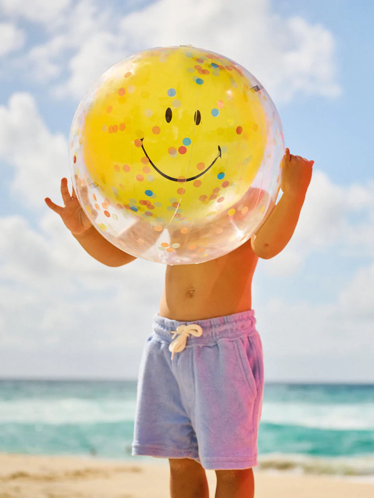 Sunnylife Inflatable Smiley Beach Ball | $18.00 | Saint Bernard