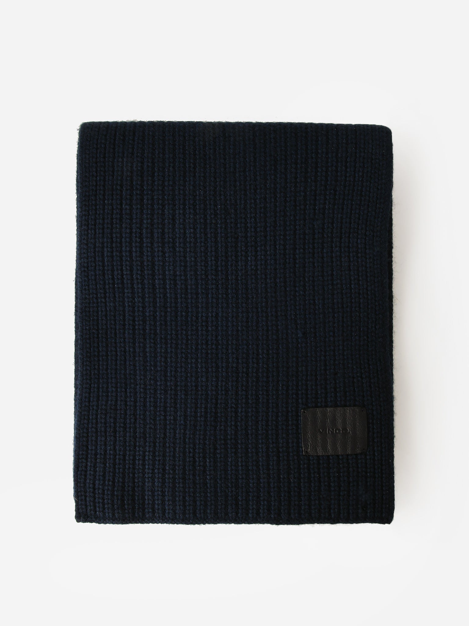 Vince Women's Wool Cashmere Ribbed Shaker Stitch Scarf - Saint Bernard
