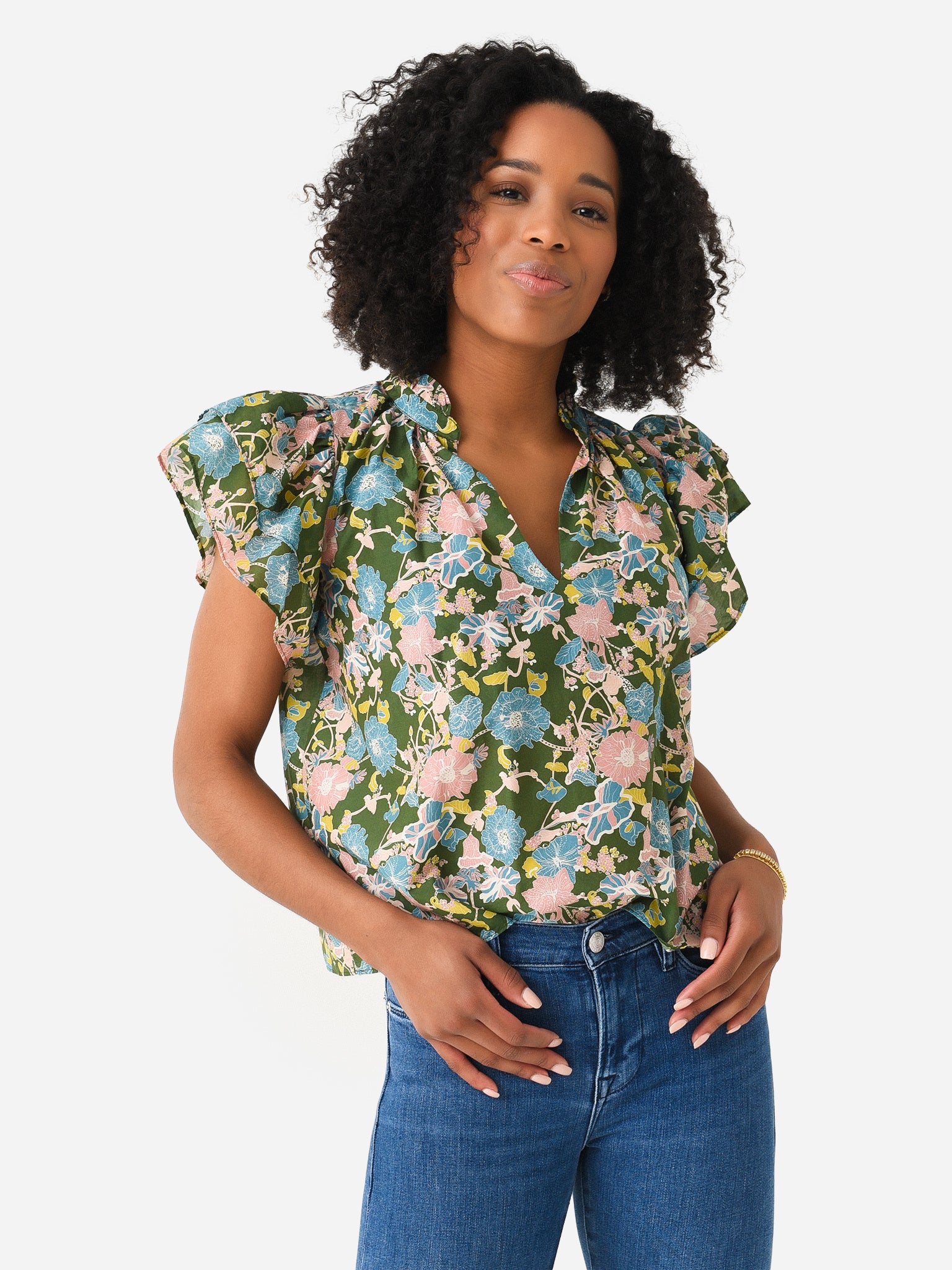 Trovata Women's Clover Blouse - Saint Bernard