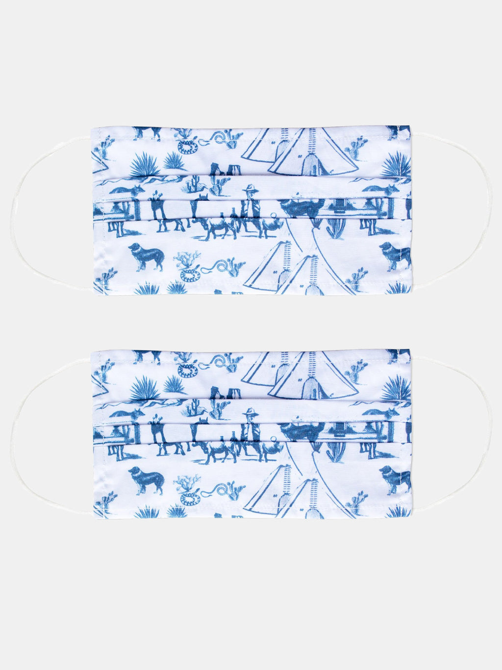 Katie Kime Toile Face Mask – Saint Bernard