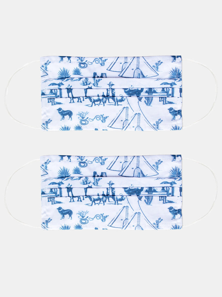 Katie Kime Toile Face Mask – Saint Bernard