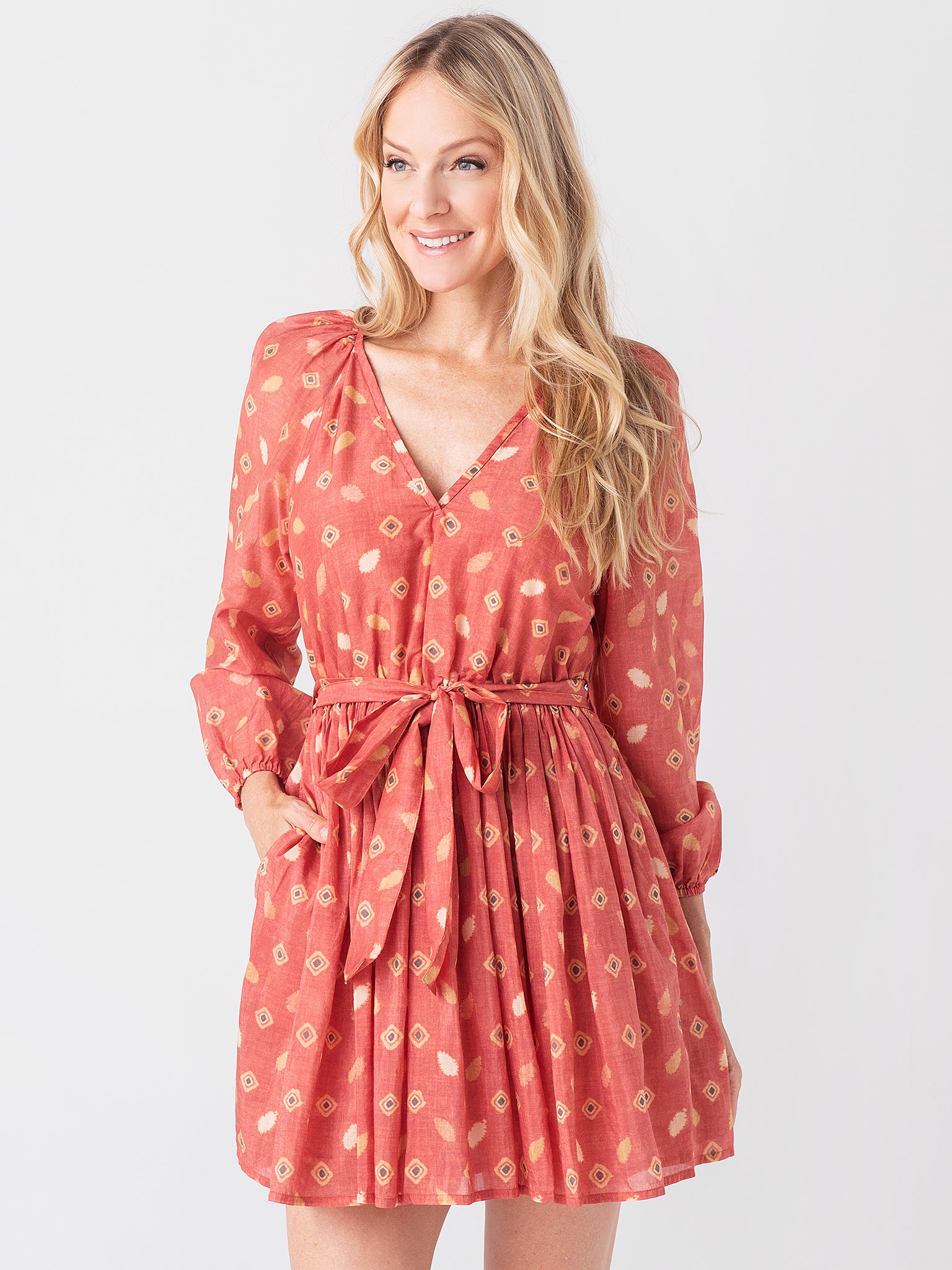 Symone Dress - Saint Bernard