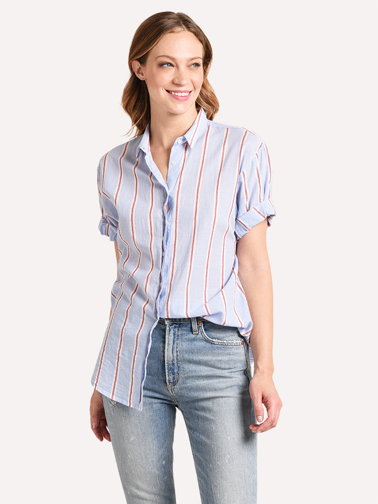 Xirena Blueline Channing Shirt | $175.00 | Saint Bernard
