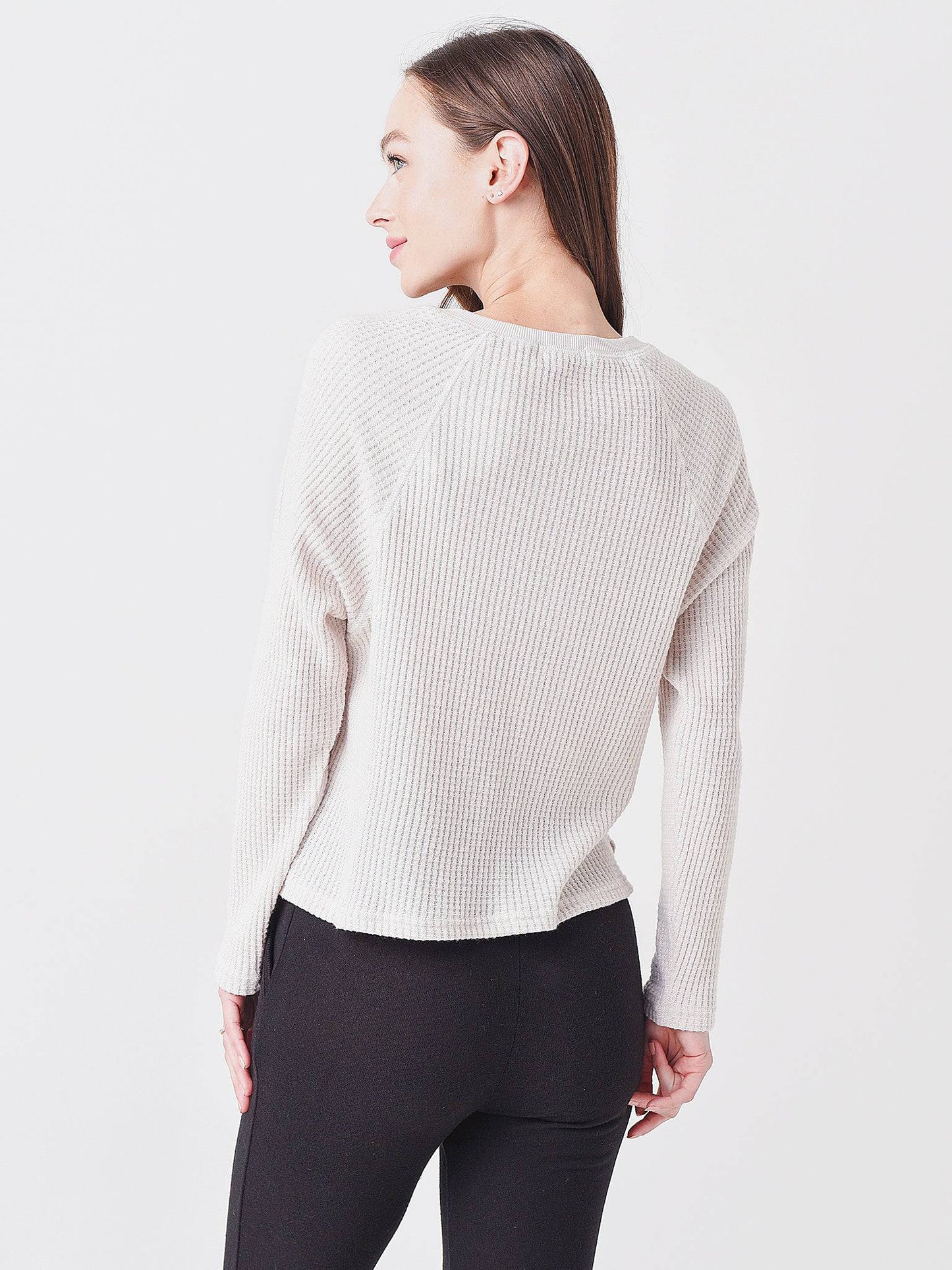 Z Supply Women's Devon Brushed Waffle Henley – saintbernard.com