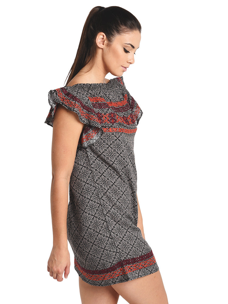 THML Ruffle Top Dress - Saint Bernard