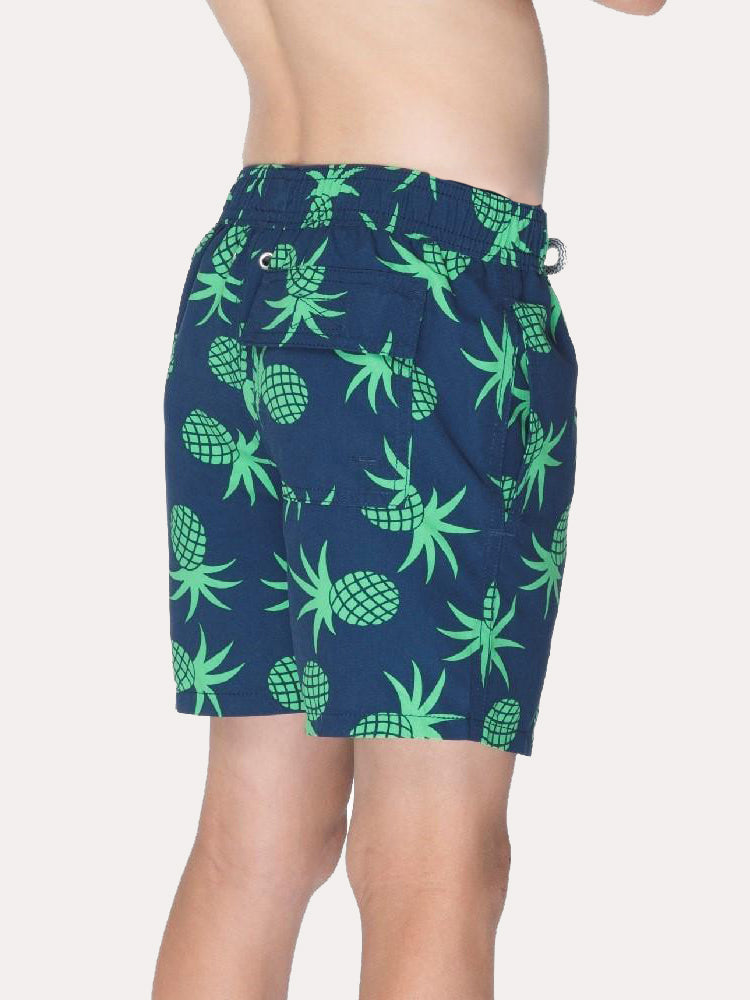 Tom & Teddy Boys' Irish Green Pineapples Swim Trunks | $59.95 | Saint ...