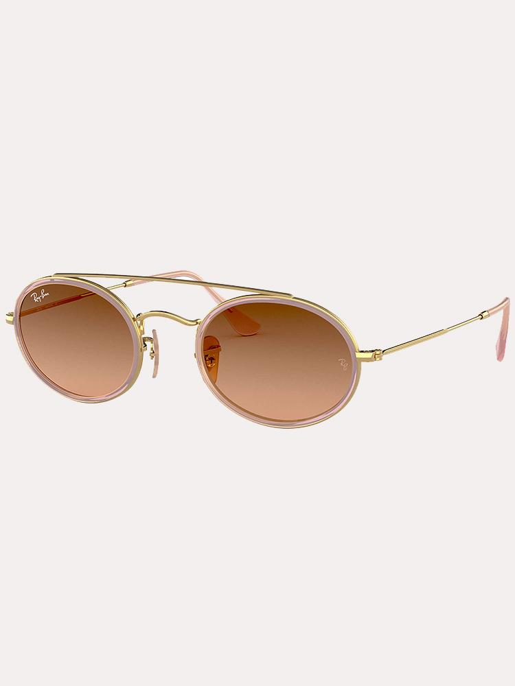 Ray-Ban Oval Double Bridge Sunglasses - Saint Bernard